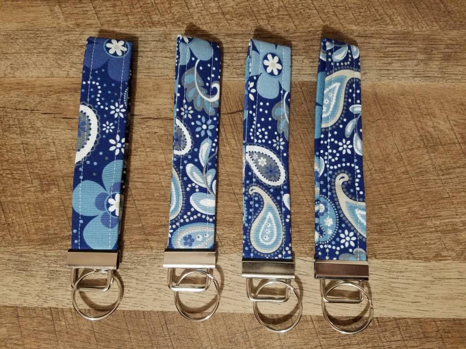 Fabric Key Fob Key Fob Personalized Key Fob Key Holder Key - Etsy