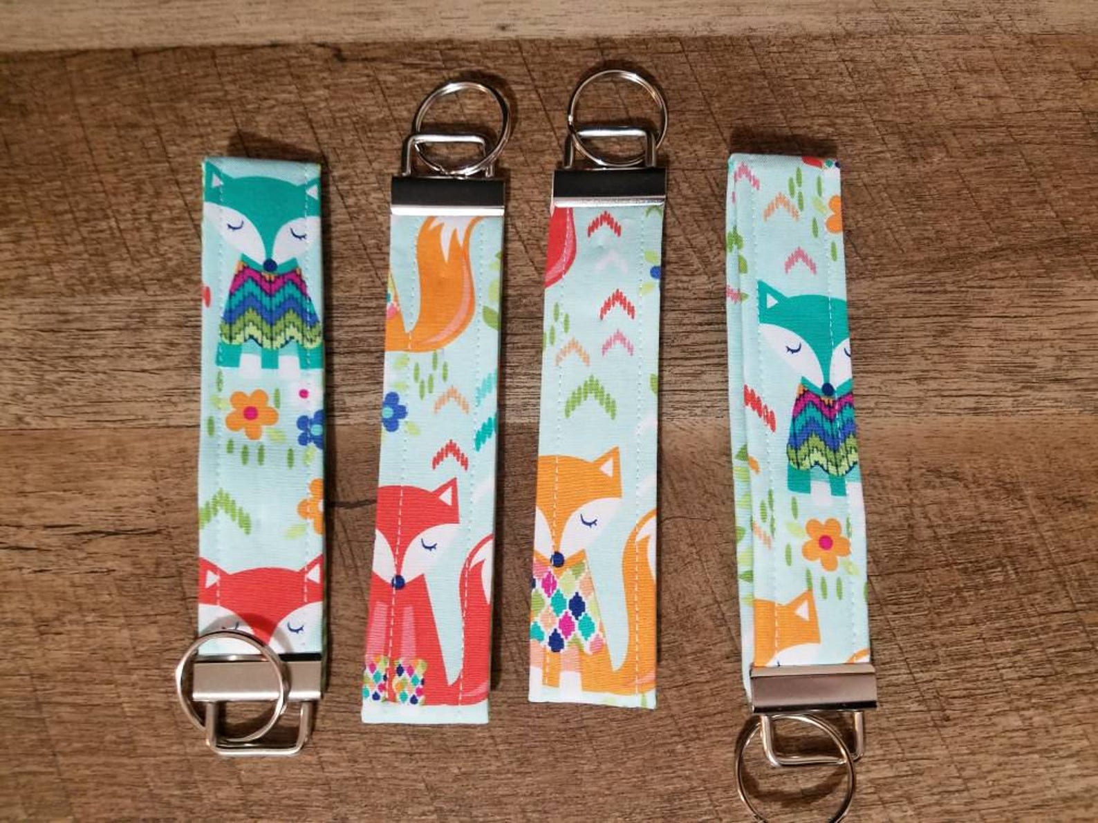 Fabric Key Fob Key Fob Personalized Key Fob Key Holder Key - Etsy