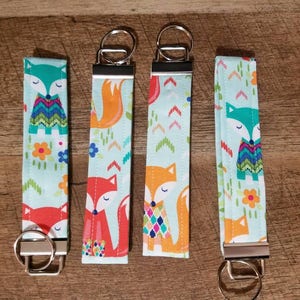 Fabric Key Fob; Key Fob; Personalized Key Fob; Key Holder; Key Chain - Etsy