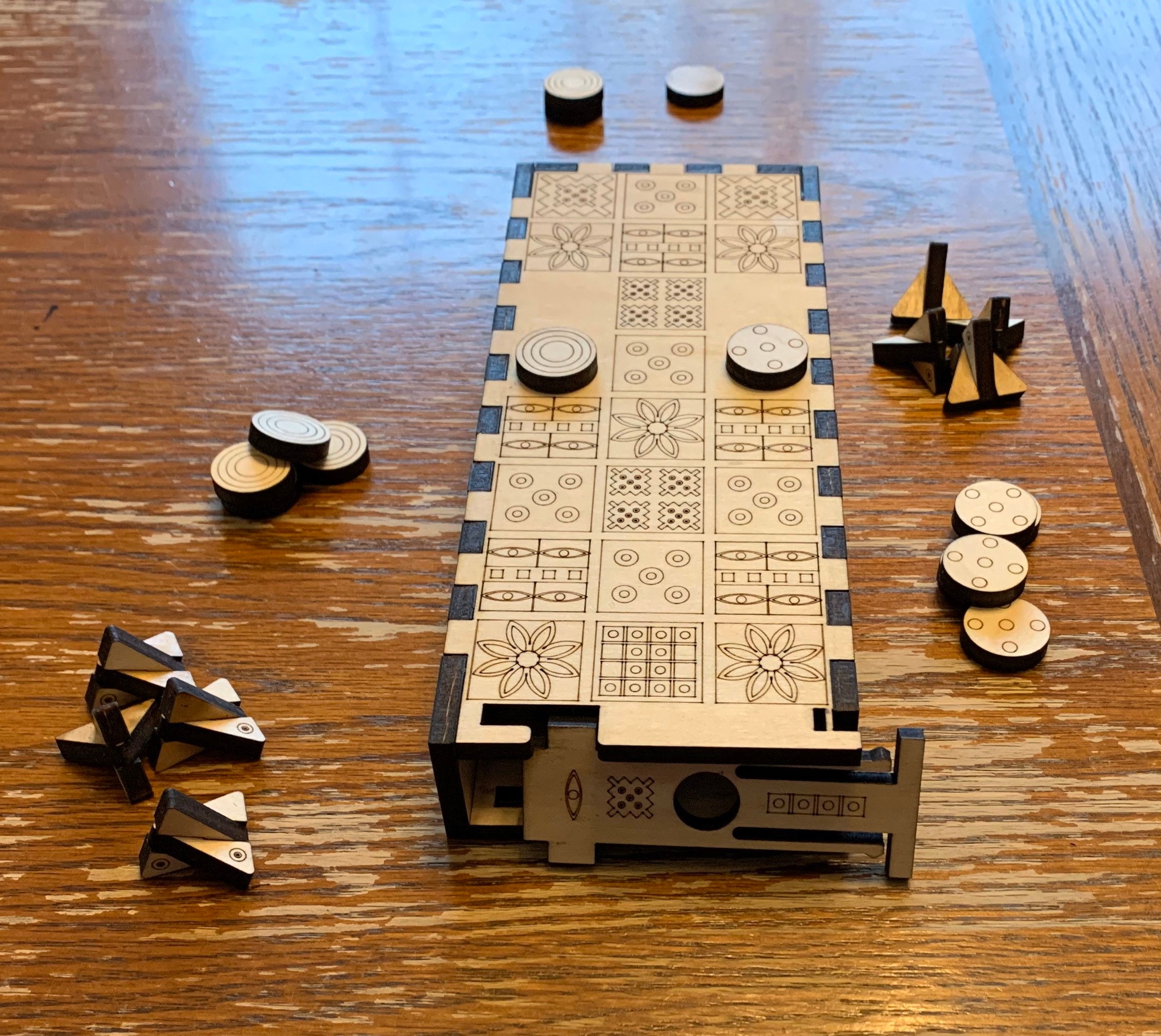 Royal Game of UR Wooden Board Game 2 Player Game - Etsy Canada