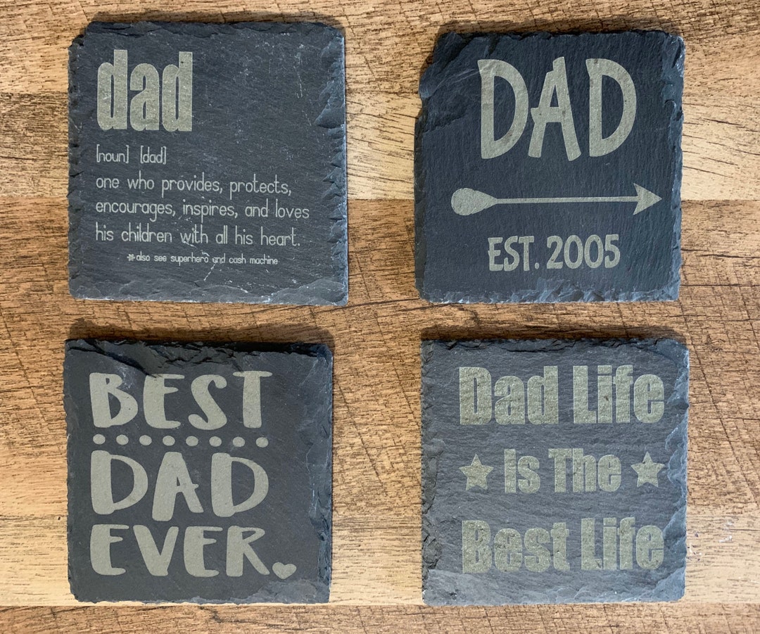 Personalized Slate Coaster. Father Gift. New Couple Gift. Monograms ...