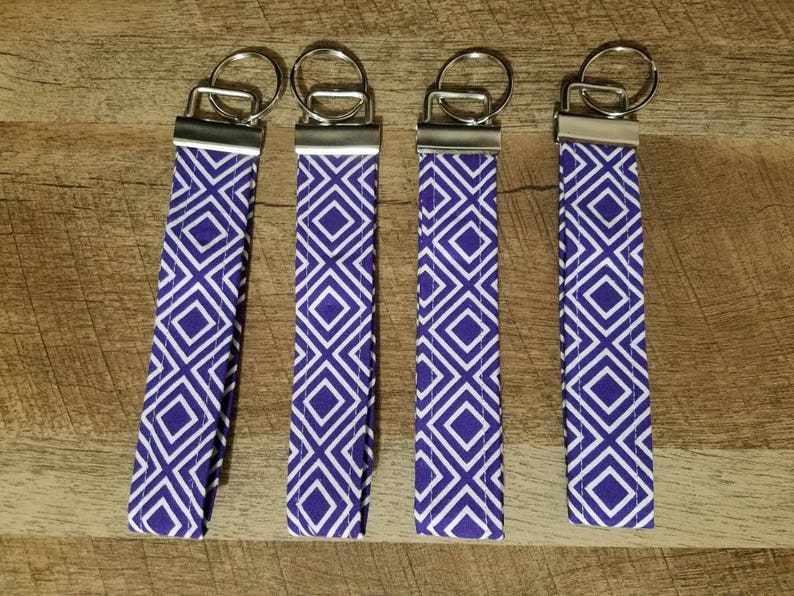 Fabric Key Fob Key Fob Personalized Key Fob Key Holder Key - Etsy