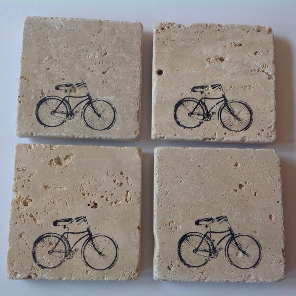 Bicycle Coasters - Etsy