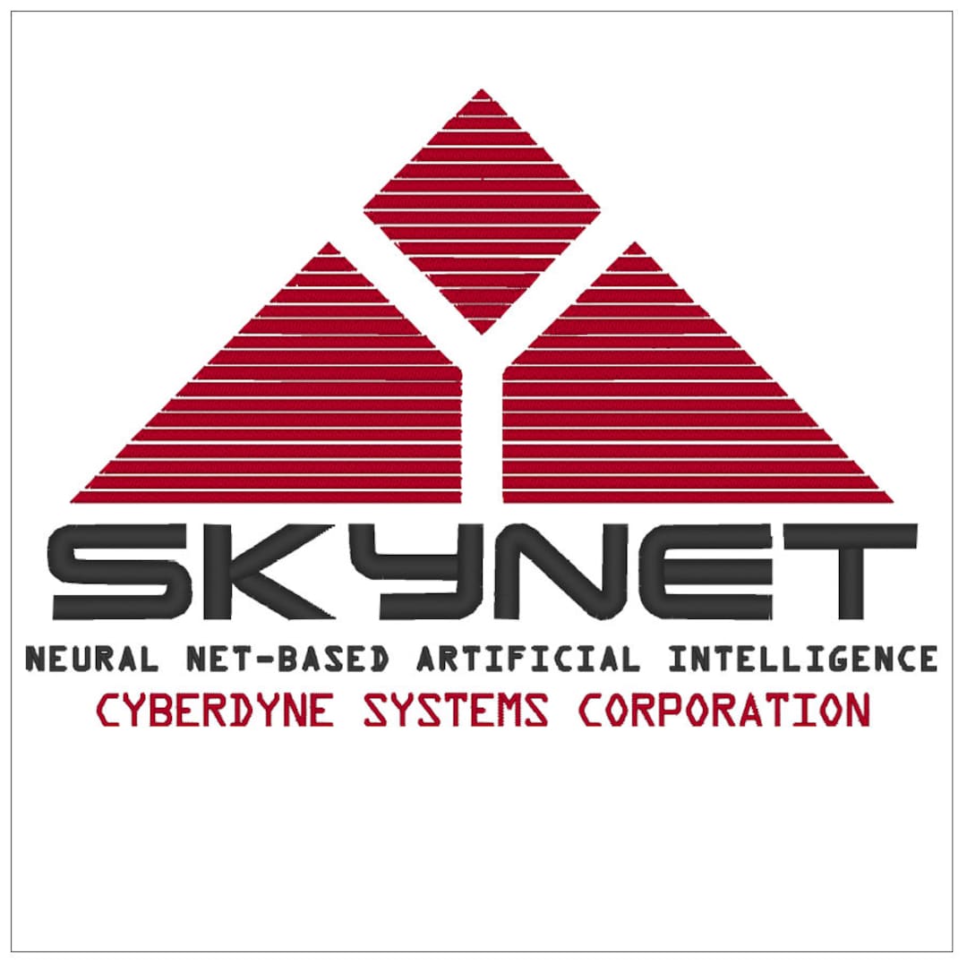 Skynet Logo Embroidery Design Download - Etsy Australia