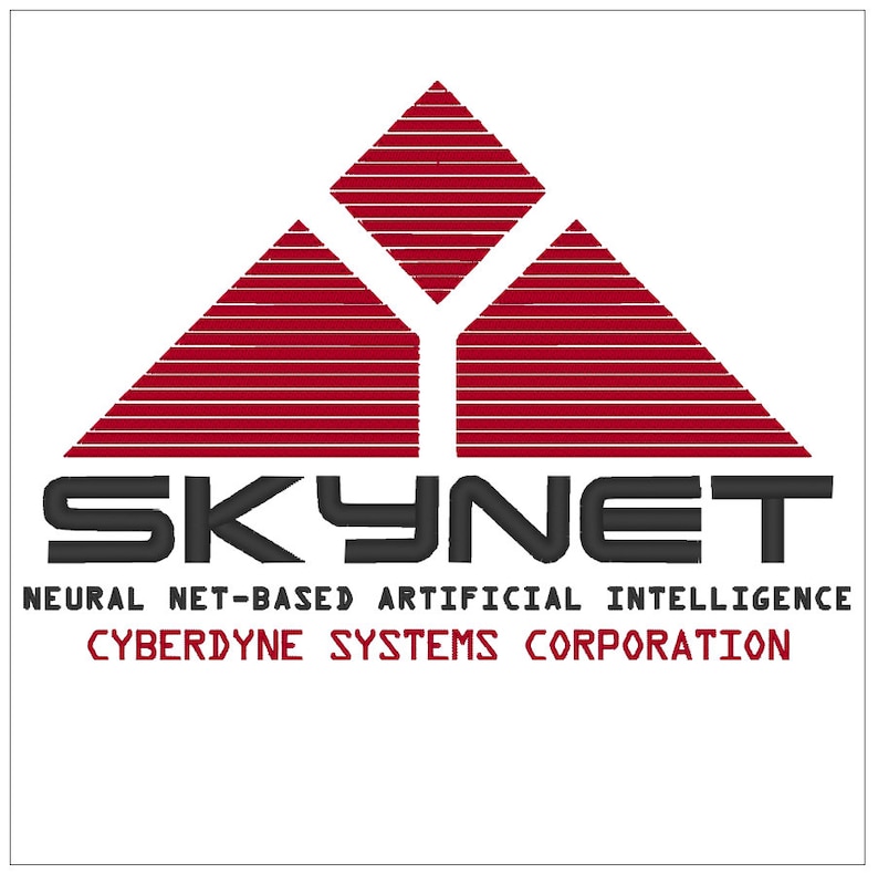 Skynet Logo Embroidery Design - Download - Etsy