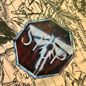 The Last of Us Firefly Stop Sign Sticker - Etsy UK