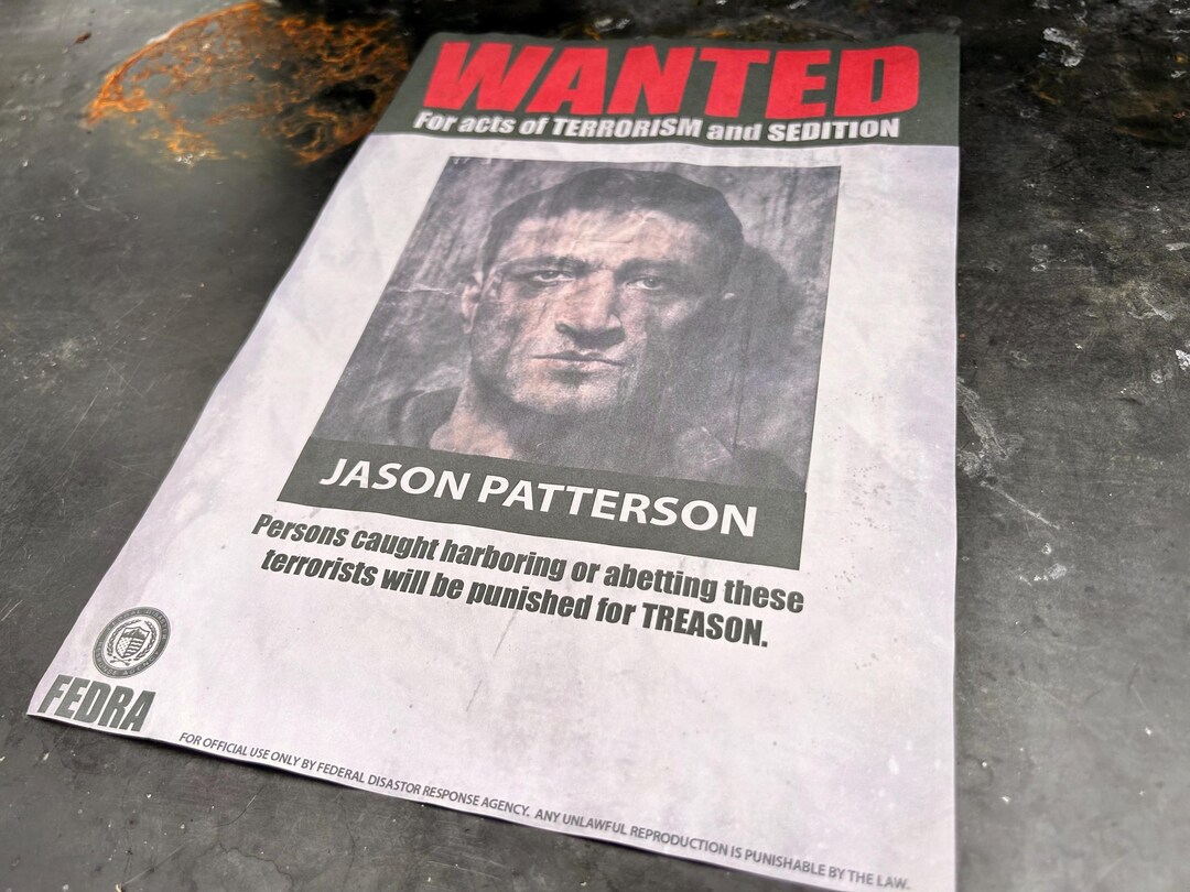 The Last of Us - Jason Wanted Poster - Etsy