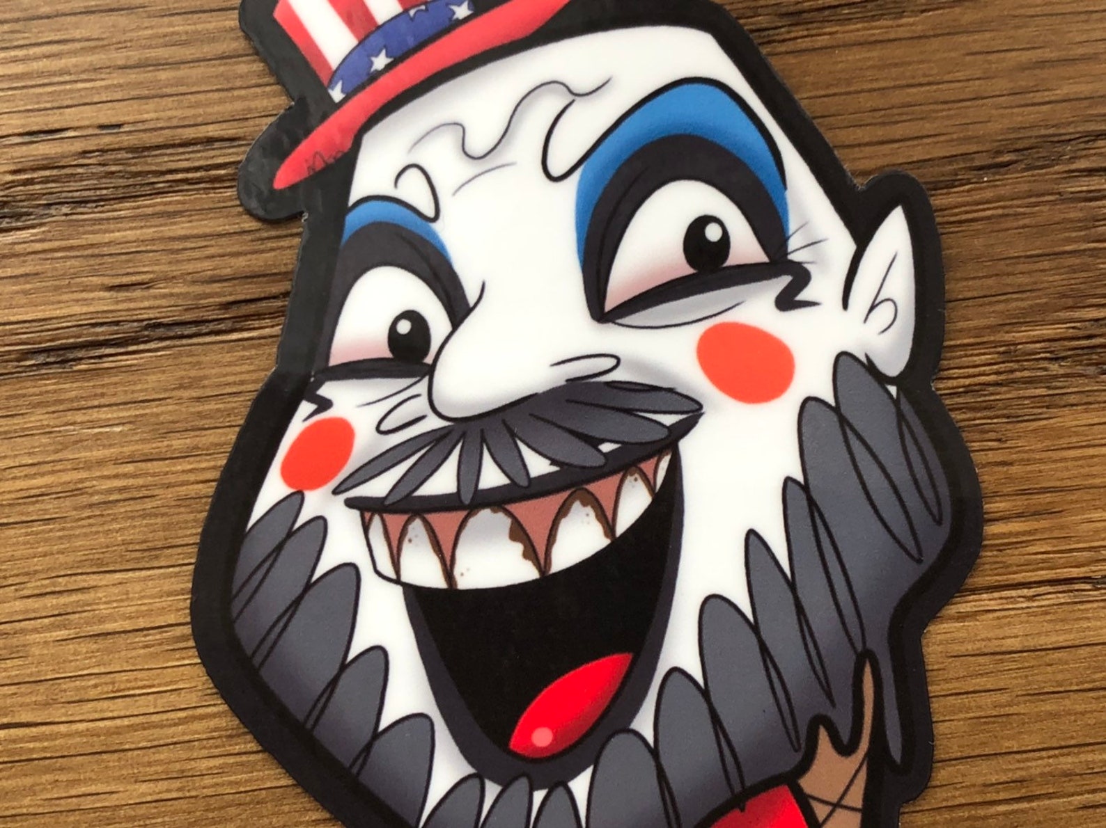 Captain Spaulding R.I.P Sticker indoor/outdoor Devils - Etsy