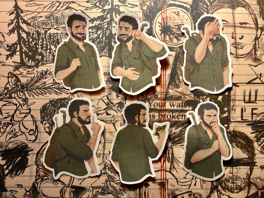 The Last of Us Joel Sticker Bundle - Etsy