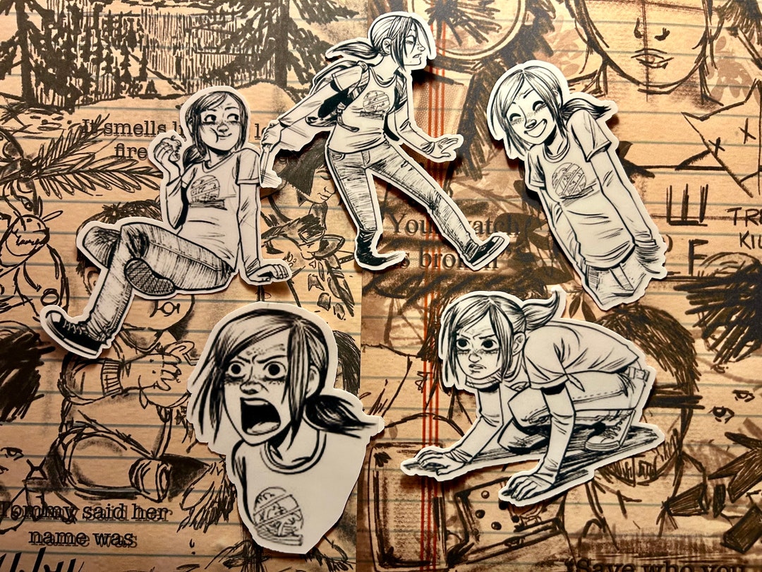 The Last of Us Ellie Sticker Bundle - Etsy