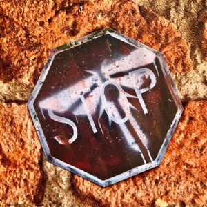 The Last of Us Firefly Stop Sign Sticker - Etsy UK