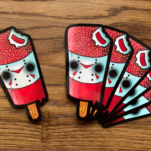 Jason Voorhees Friday the 13th 7 Inch Vinyl Sticker - Etsy