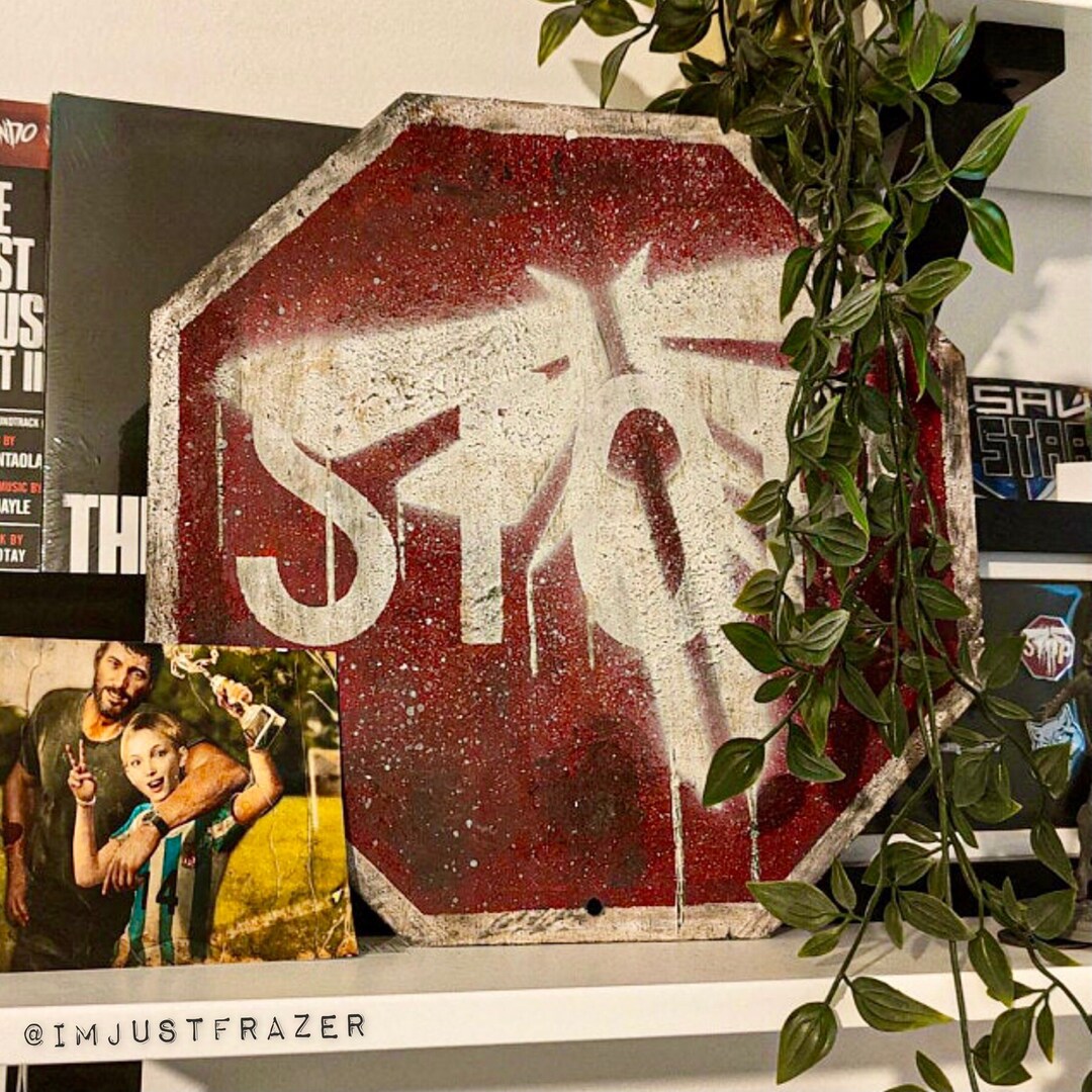 The Last of Us Stop Sign - Etsy