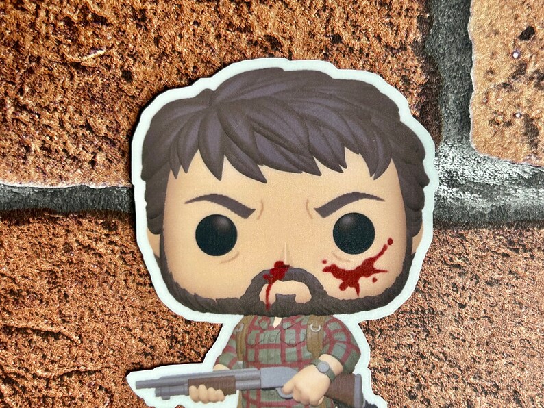 The Last of Us Joel POP Sticker bloody - Etsy