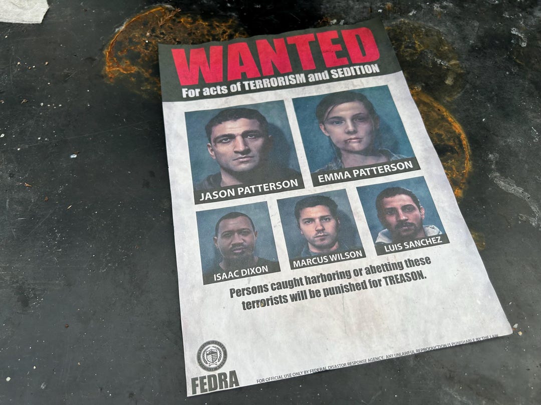 The Last of Us - Wanted Poster - Etsy