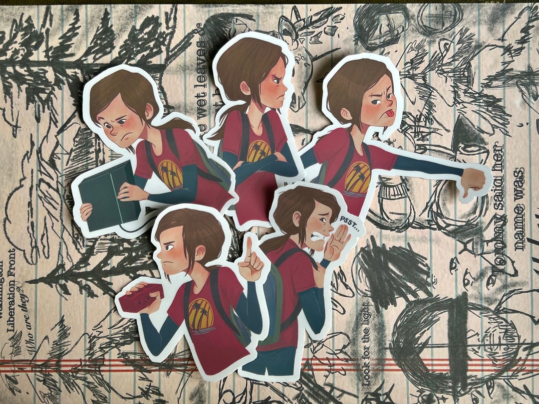 The Last of Us Sad Ellie Sticker Bundle - Etsy