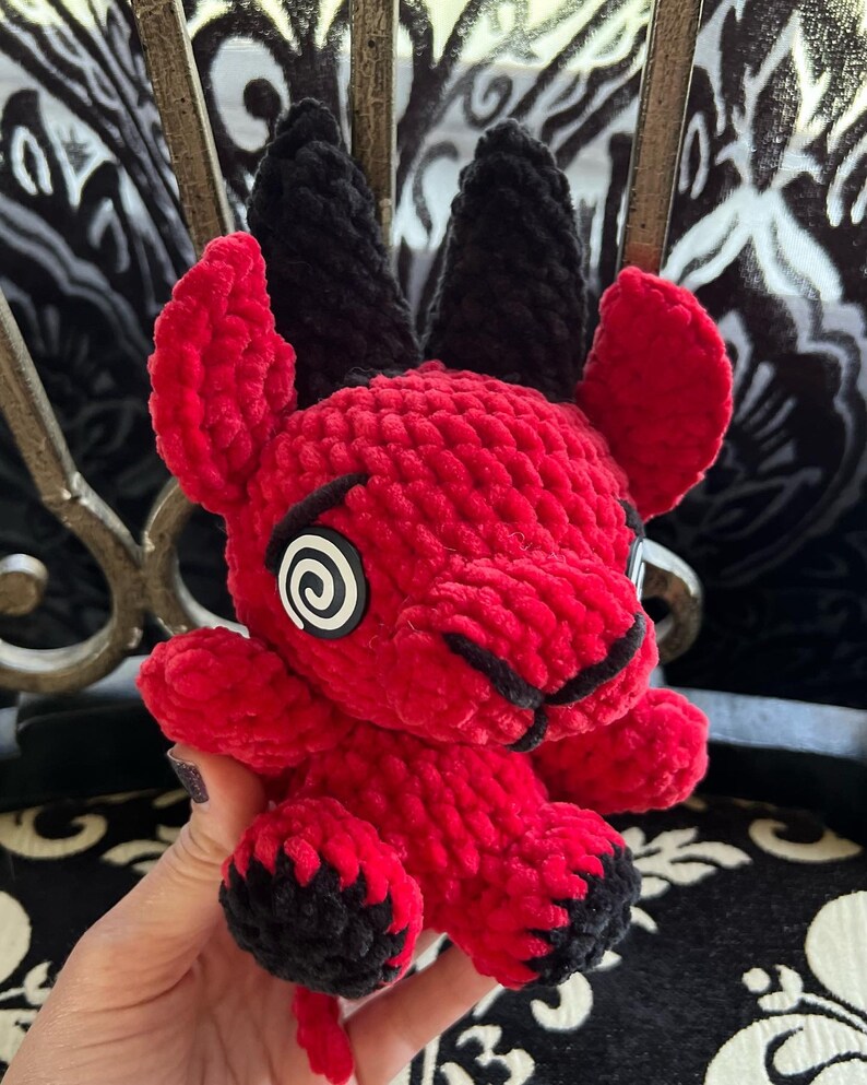 Crochet Goat, Goat Doll, Cute Goat, Amigurumi, Goat Plushie, Red Goat ...