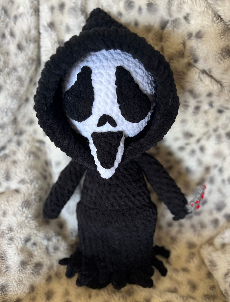 Crochet Ghost, Scream Doll, Cute Ghostface, Halloween Crochet, Spooky ...