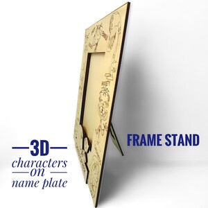 Personalized EMOTIONS Character Picture Frame for Kids Parties Favors ...