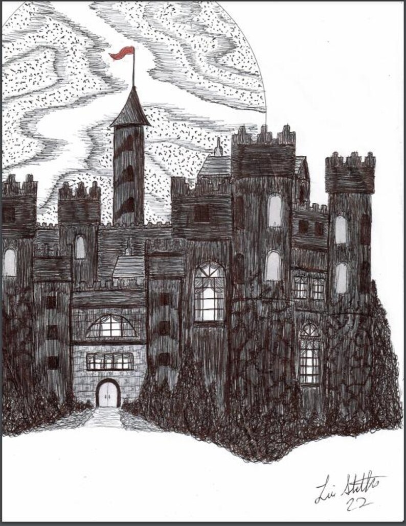 Original Prison Artwork, Drawing, Sketch by Levi Stetler 2022 "dark ...