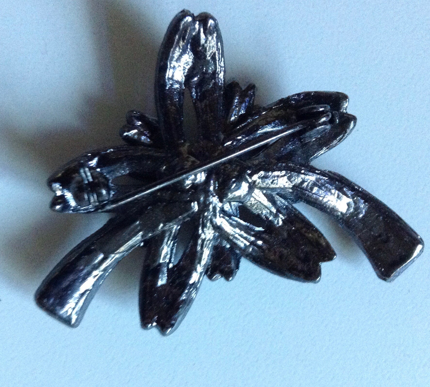 Marcasite Brooch Pin With Pink Crystals - Etsy