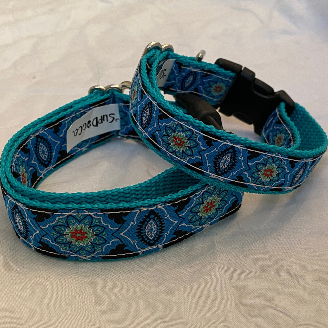 Blue Floral Collar - Etsy