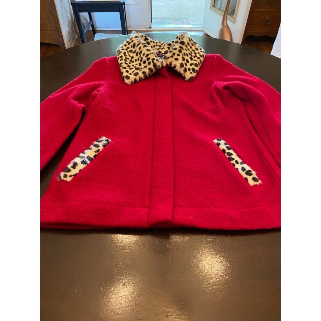 Jacket Peck and Peck Zip Front Faux Fur 2 Pockets Extra Snap - Etsy