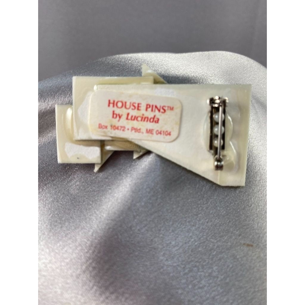 Lucinda House Pins Hand Made Green Blue 2 1/8 X 1 - Etsy