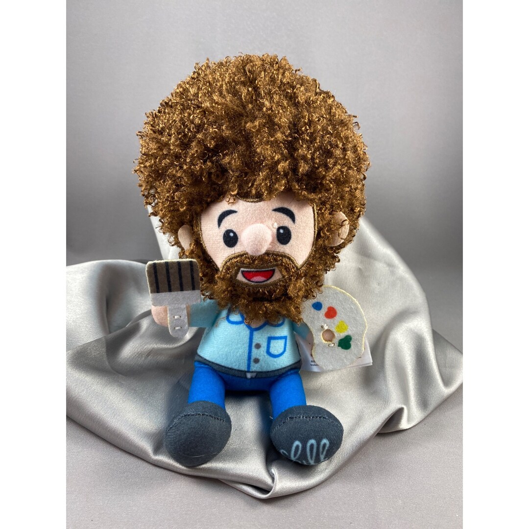 Bob Ross Plush Painter 6.5 Inches Fiesta Chill Happy Brush Pallete ...