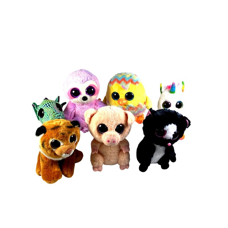 Ty Plush Animals With Big Eyes - Etsy