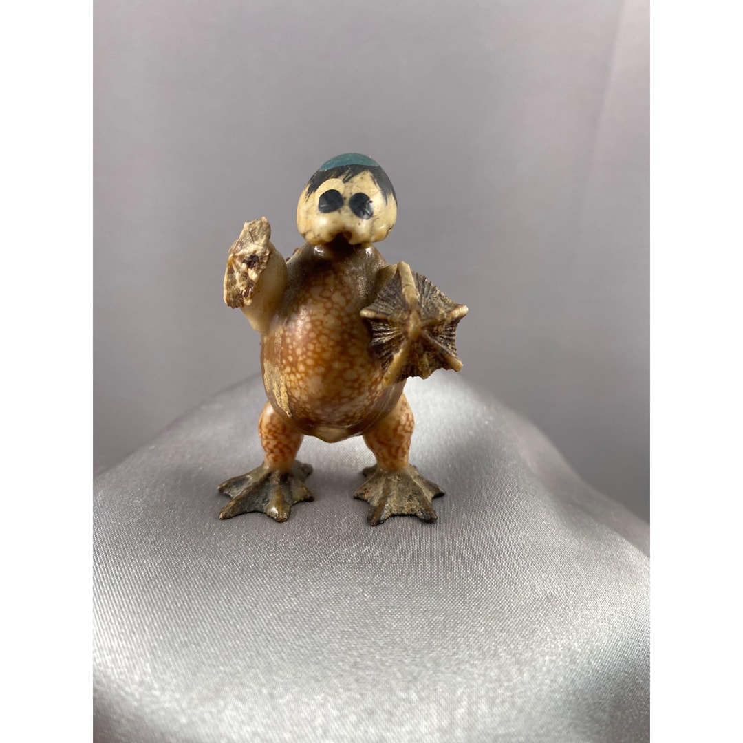 Vintage Handcrafted Japanese Folklore Kappa Turtle Reptile Figure Sea ...