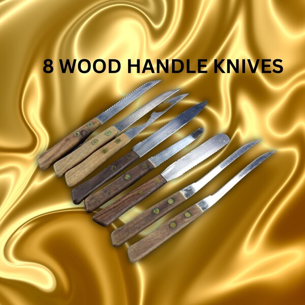 Brown Wood Handle - Etsy