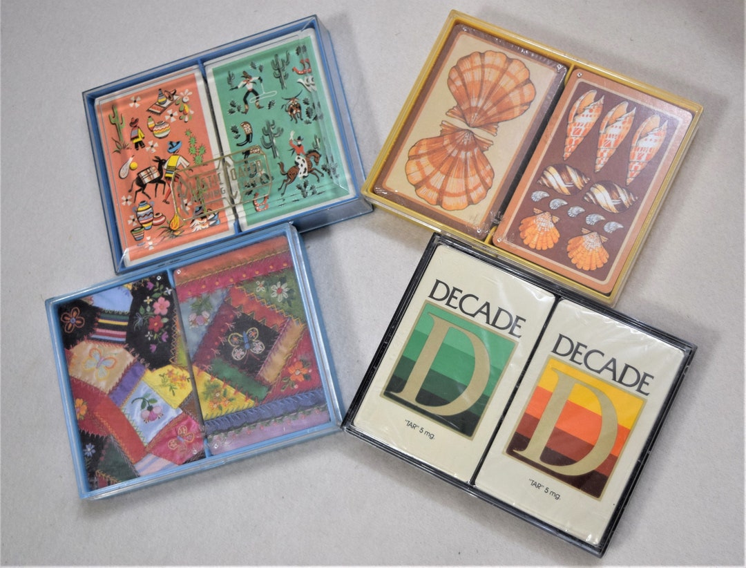 Retro Playing Cards Choice of Double Deck Sets - Western Southwest ...