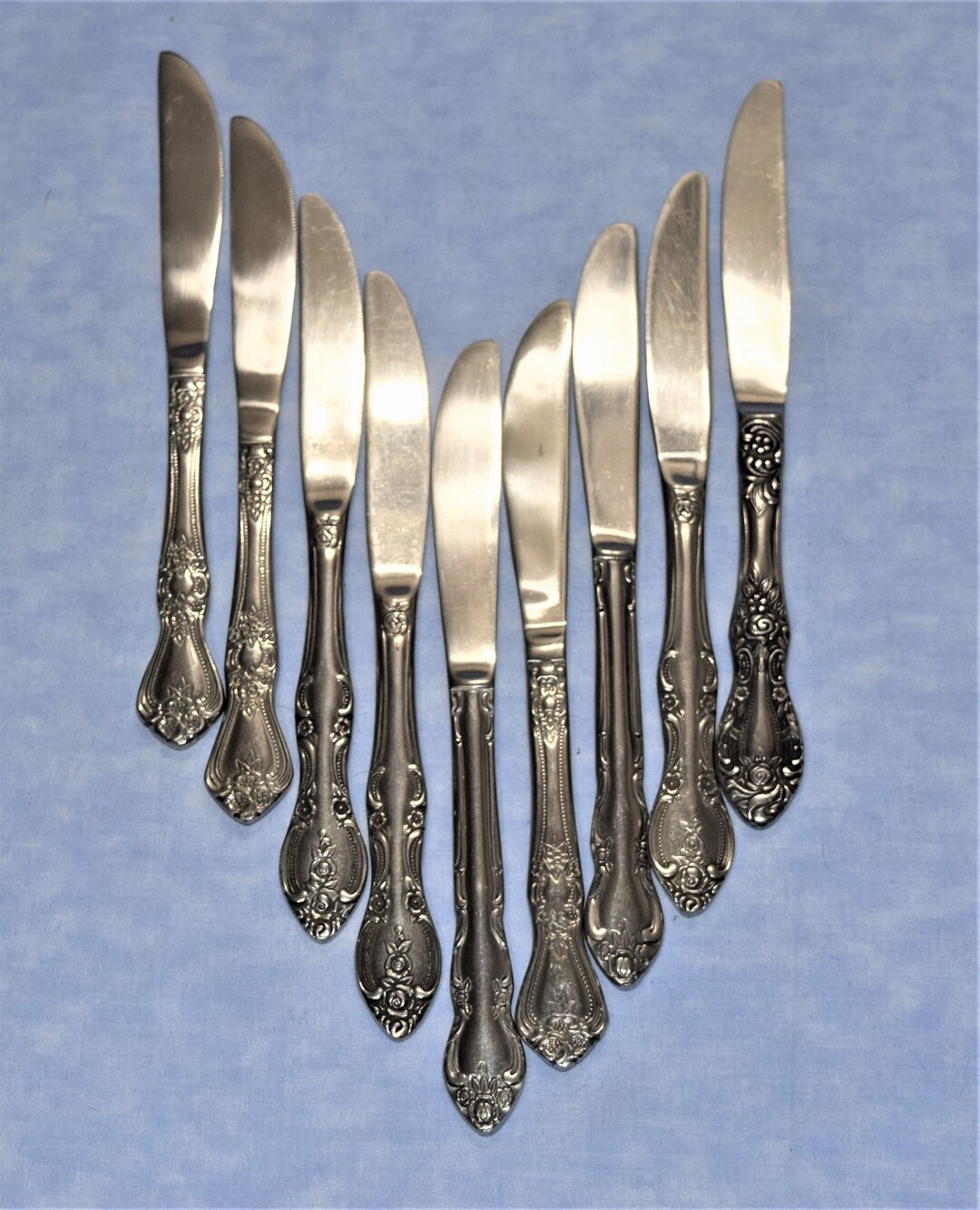 Vintage Stainless Steel Dinner Knife Sets Choice Kitchen Knives Mid ...