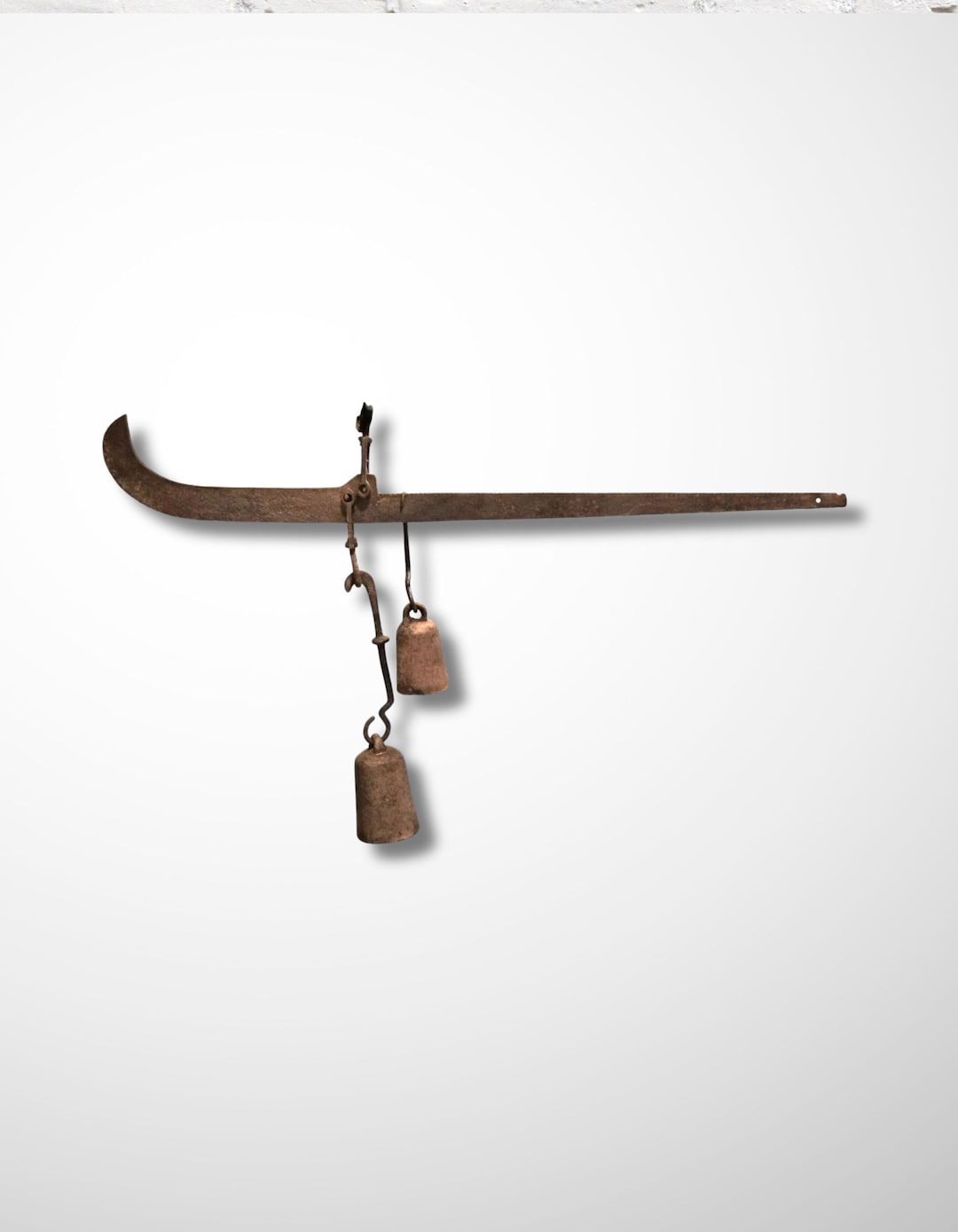 Antique Iron Hanging Scale Meat Produce Country Scale Weighs Items up ...