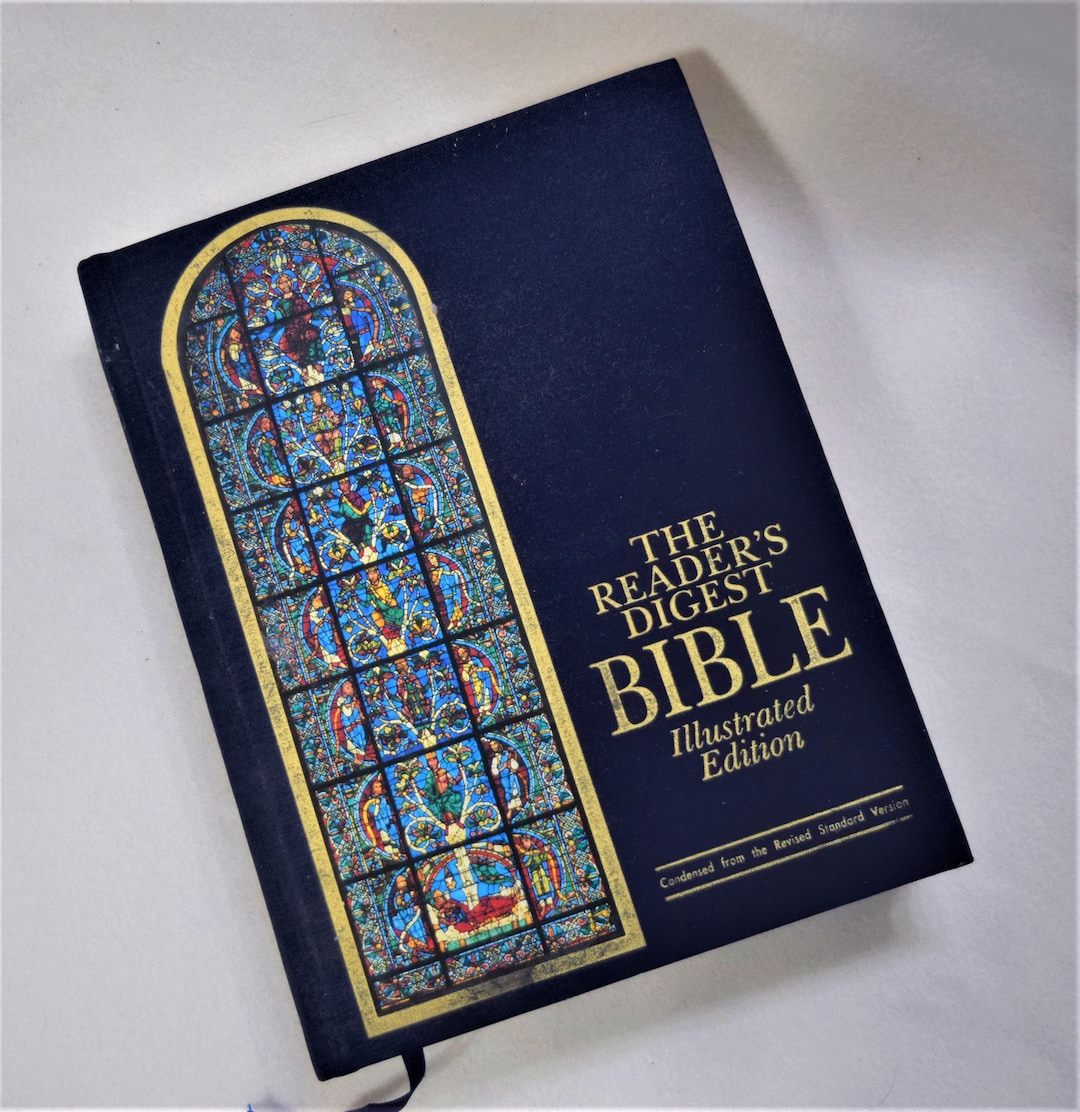 Vintage Readers Digest Bible Illustrated Edition With Beautiful ...