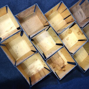 11 Vintage Wooden Berry Boxes Containers Choice Set of 11 Split Wood ...