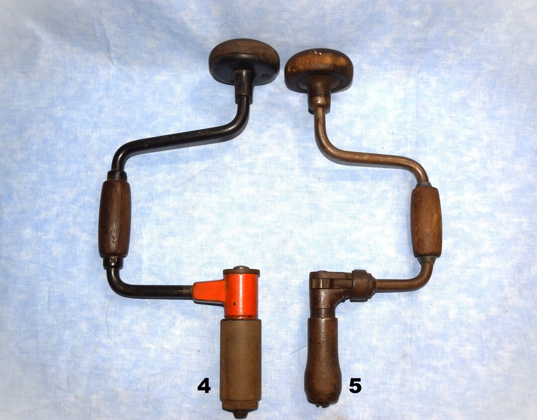 Vintage Bit Braces Ratcheting and Non Ratcheting Drills Made in USA ...