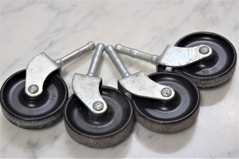 Choice Vintage Casters Wheels Matching Set of 4 Furniture - Etsy