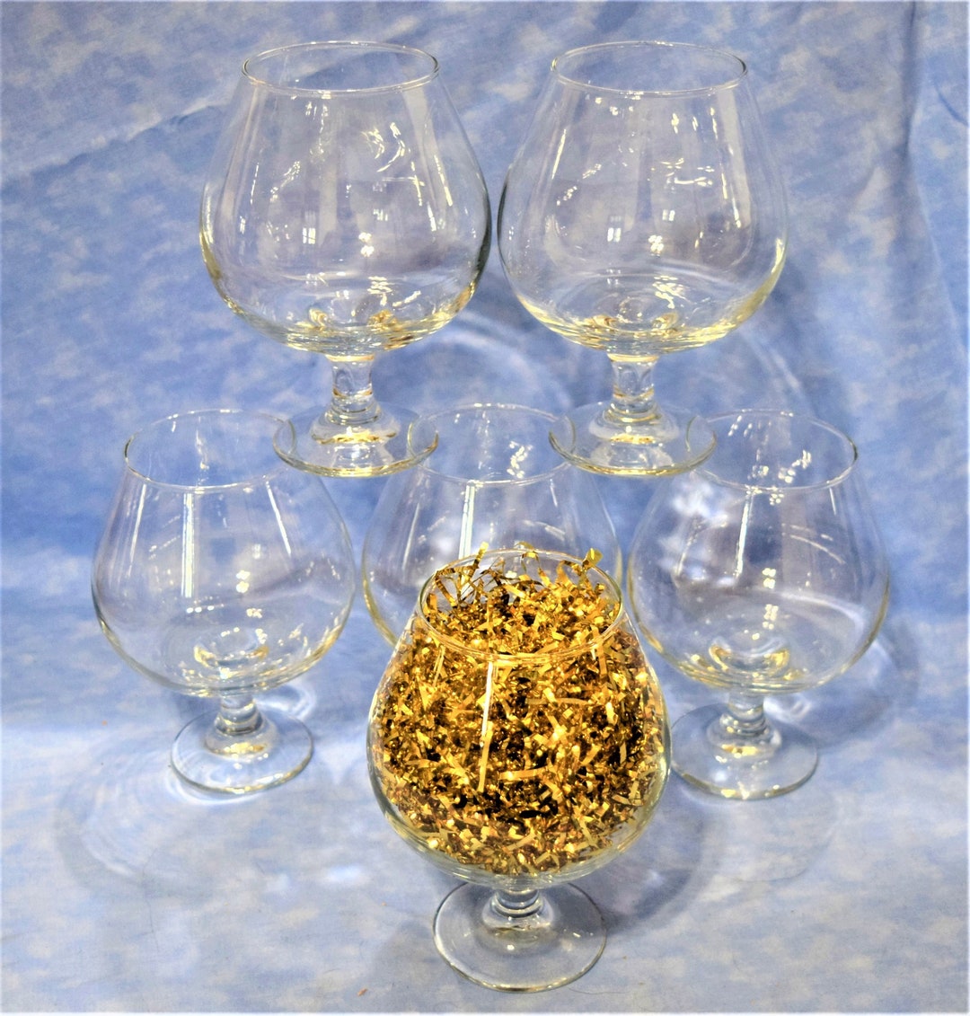 Vintage Clear Brandy Snifter or Cognac Drinking Glass Stemware Sipping ...