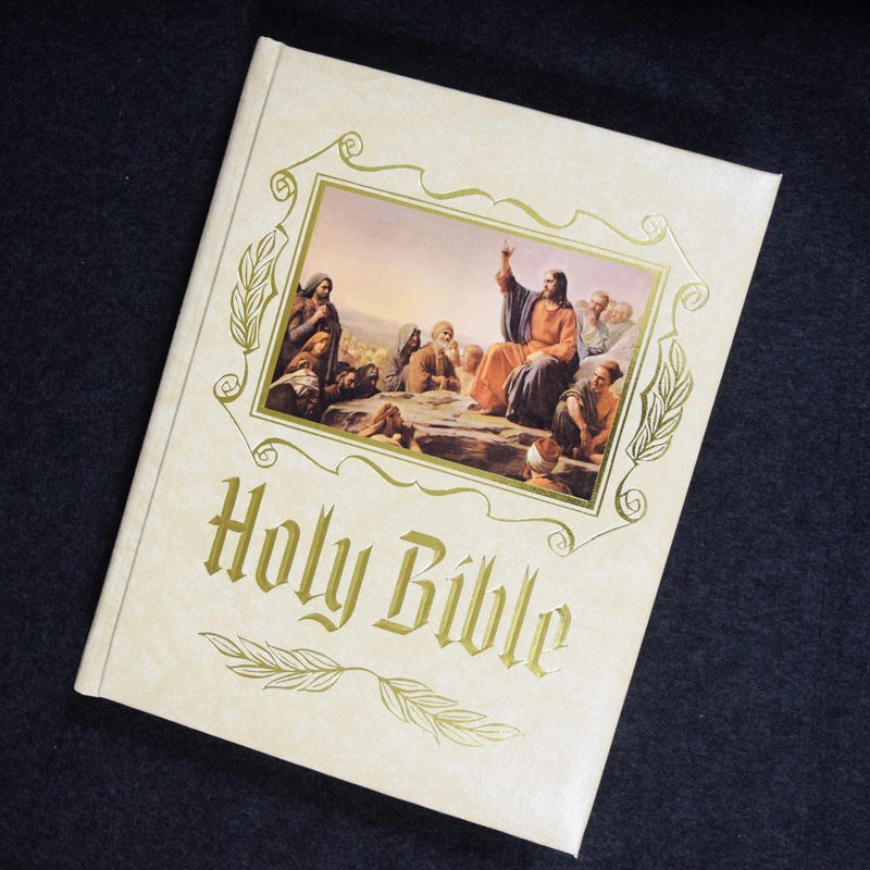 Large Family Bible - Etsy