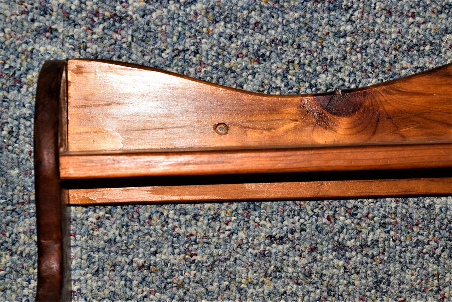 Vintage Large Wood Quilt Rack Shelf Rustic Country Charm Wall | Etsy