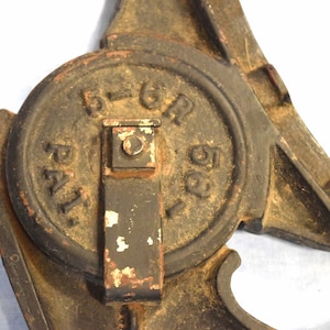 Pair Antique Cast Iron Children School Desk Legs With Swivel Seat ...