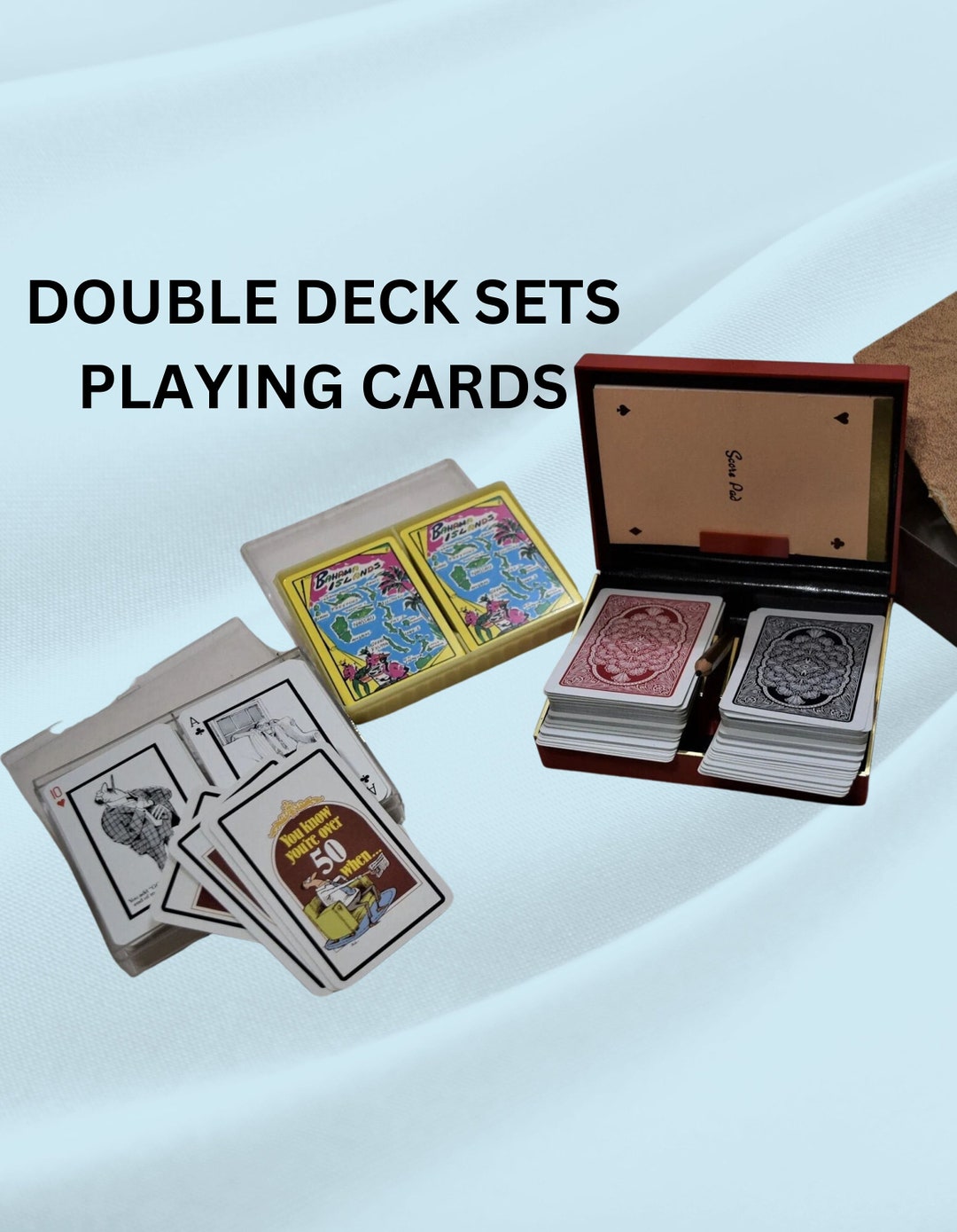 Retro Playing Cards Choice of Double Deck Sets - You Know Your Over 50 ...