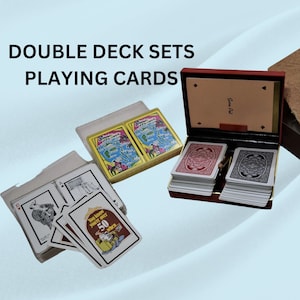 Retro Playing Cards Choice of Double Deck Sets - You Know Your Over 50 ...