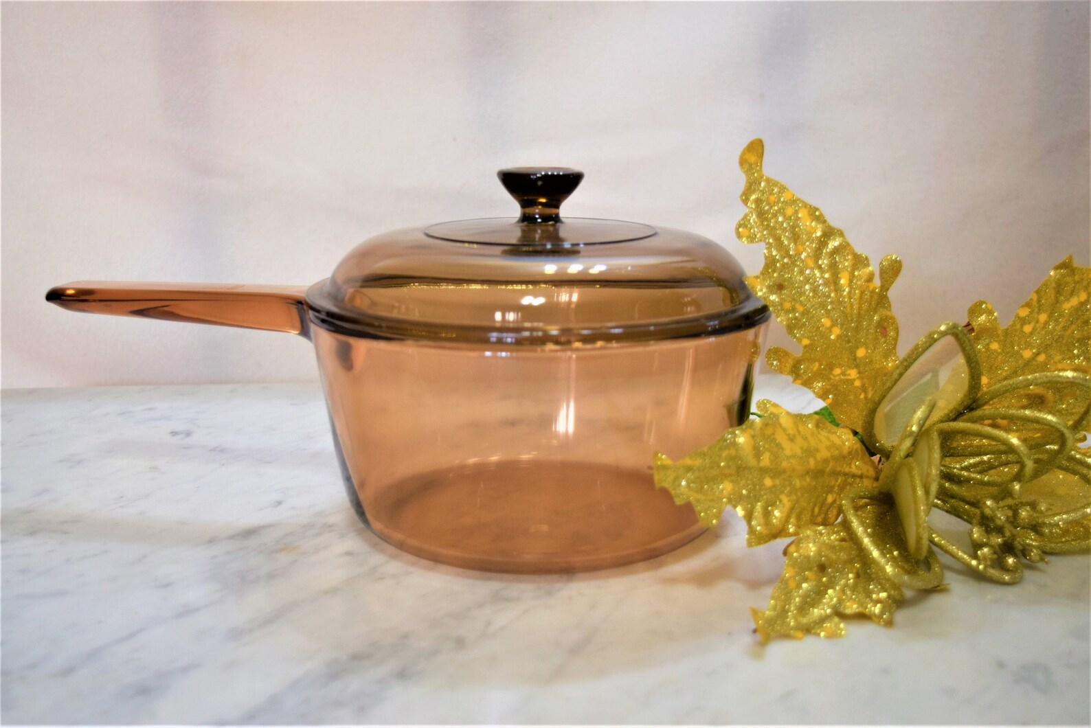 Amber Vision Cookware Cooking Pot With Lid Large 1.5 Liter Pan - Etsy