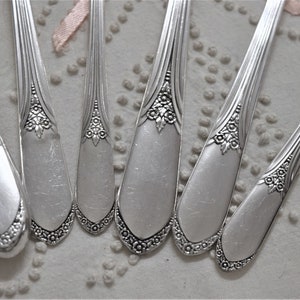 Vintage Silver Plated Silverware Devonshire Mary Lou Pattern Silverware ...