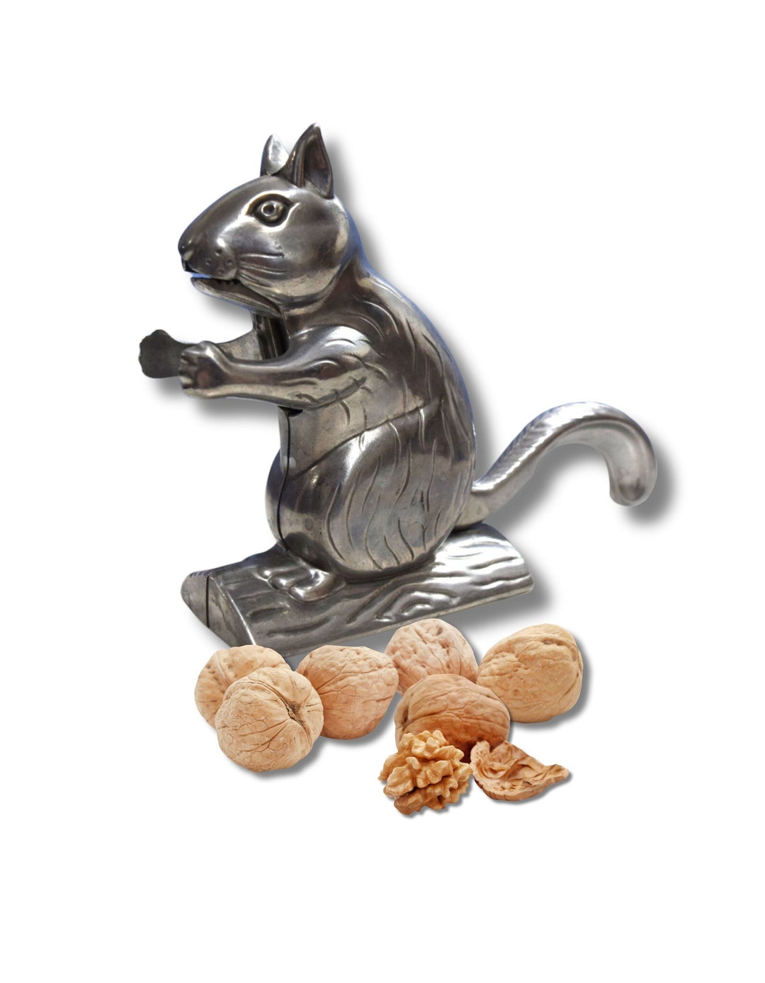 Vintage Squirrel Nutcracker Cast Aluminum Squirrel Nut Cracker - Etsy