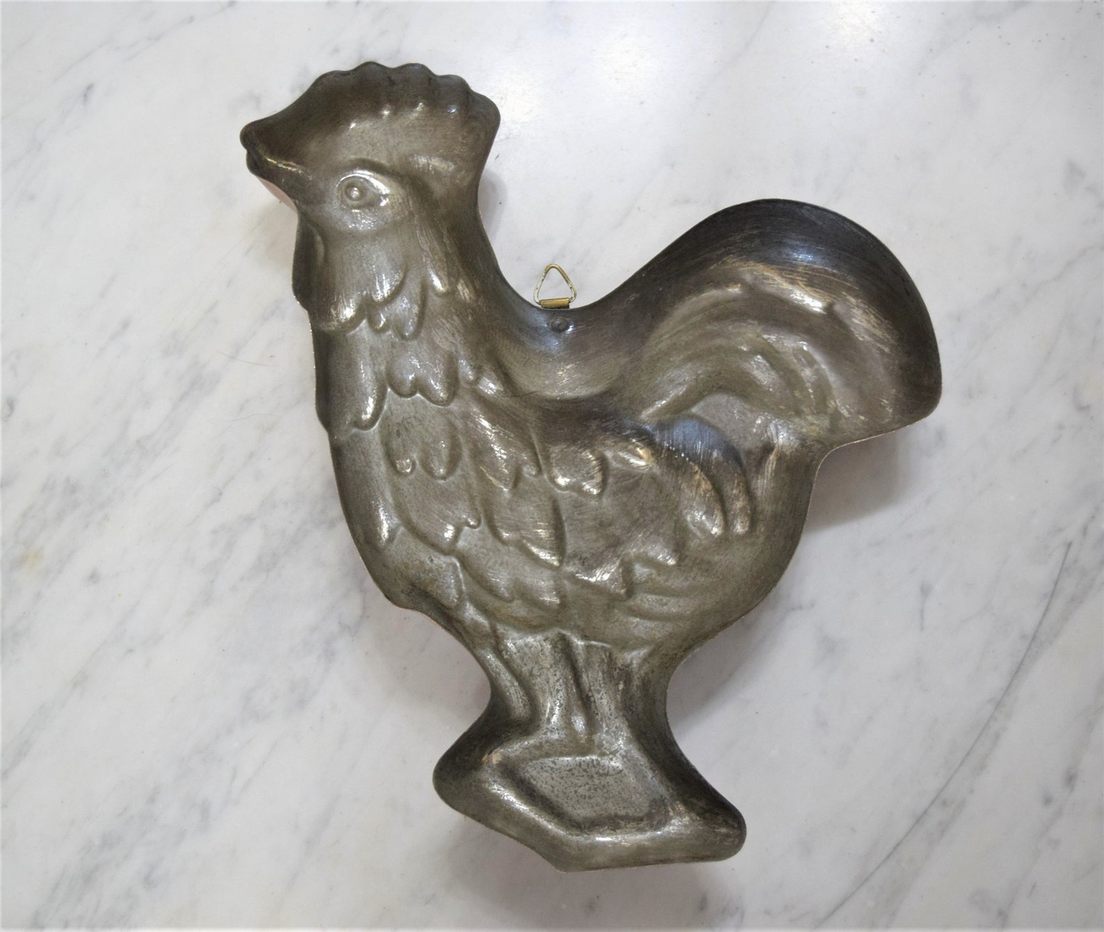 Vintage Copper Clad Chicken Jello Molds Hen on Nest or Rooster - Etsy