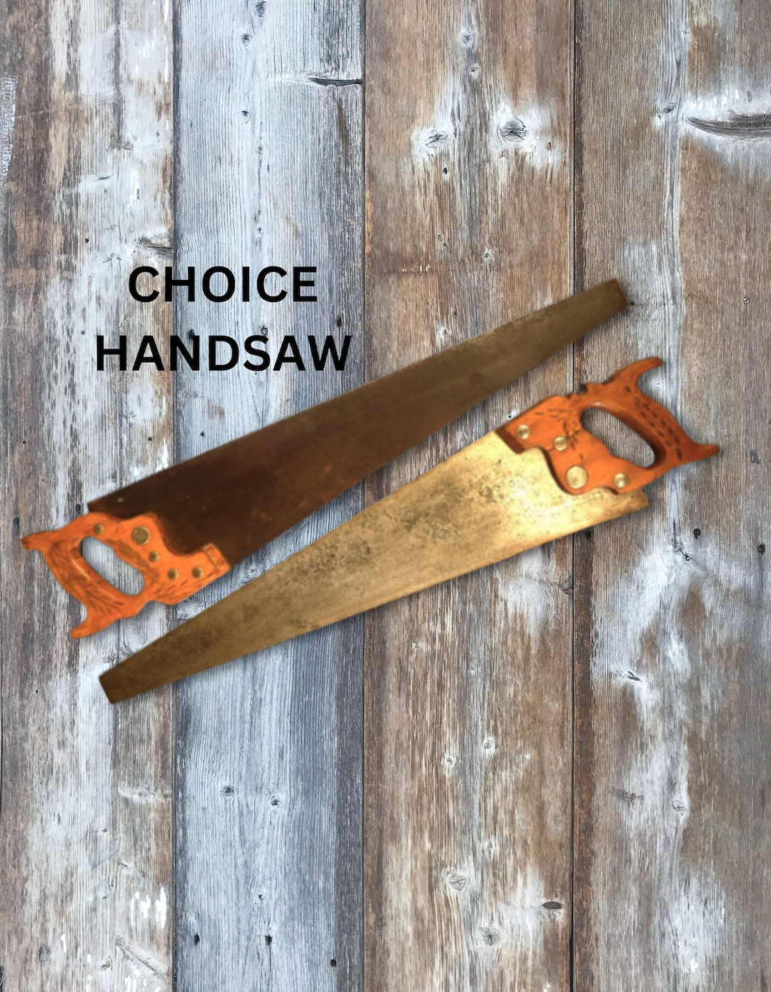 Old Hand Saws Warranted Superior or E C Simmons Keen Kutter Handsaw 26 ...